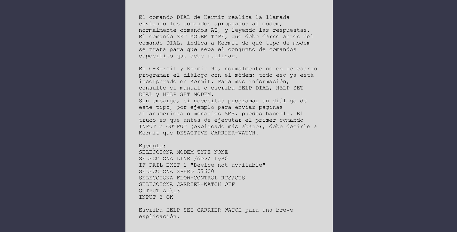 Tutorial y biblioteca C-Kermit / Programación Kermit 95 - Chicks Gold